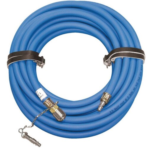 Inflation hose 10 bar, 5m, blue (145 psi, 16.4 ft.)