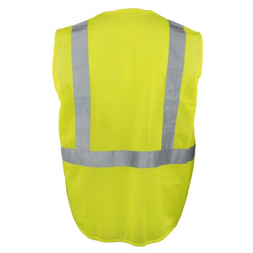 Ironwear® 1284-LZ-RD-CID ANSI Class 2 High-Visibility Safety Vest, XL ...