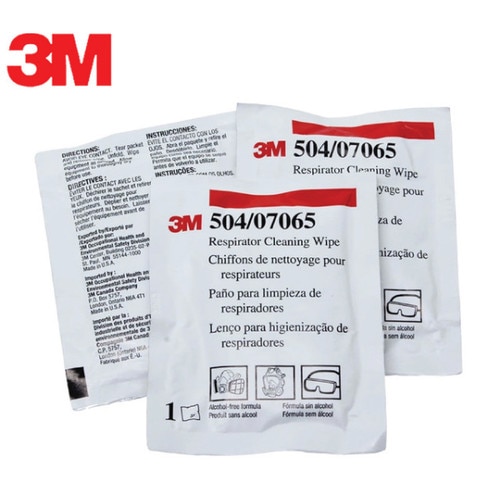 3M Respirator Cleaning Wipe 504/07065(AAD), Respiratory Protection ...