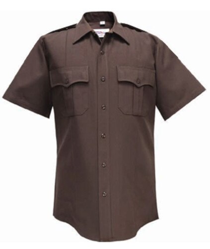 Flying Cross FX Flex (FX S.T.A.T.) Men's Class B Short Sleeve Shirt- Brown
