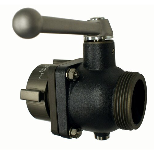 Ball valve 2.5" NH female swivel inlet x 2.5" NH male (hydrant ball valve)
