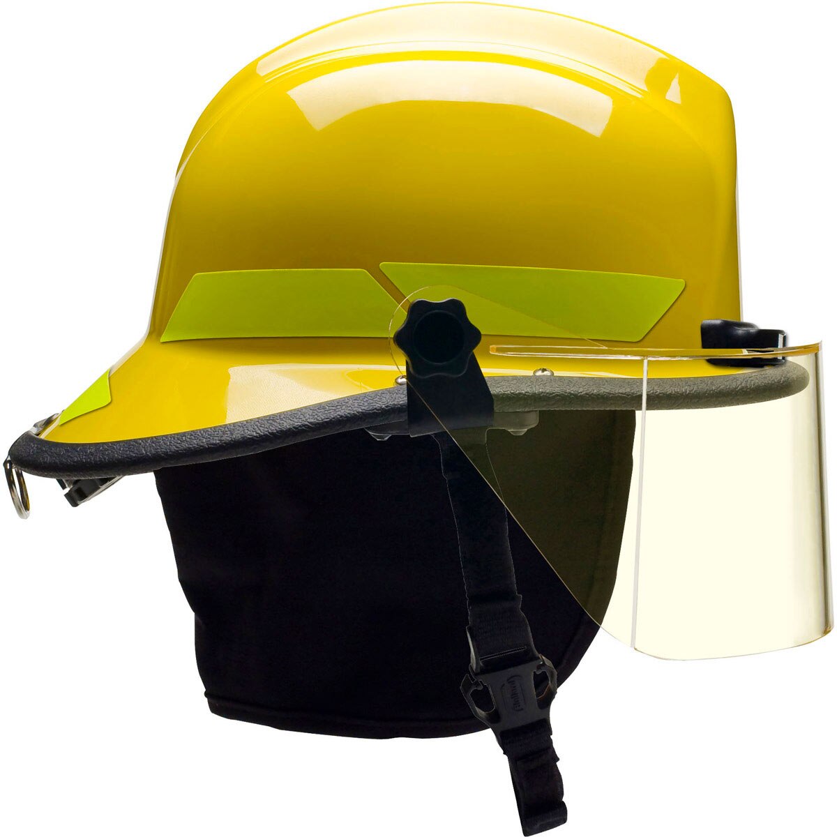 Bullard LT Thermoplastic Structural Fire Helmet with Faceshield and ...
