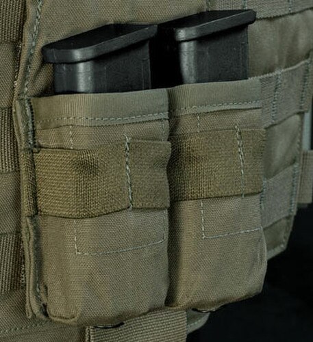 MAG RETENTION SYSTEM SINGLE PISTOL MAG POUCH (NO FLAP)