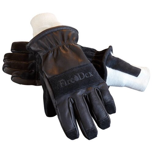 Fire-Dex Dex-Pro 3D Leather Glove, Knitwrist cuff